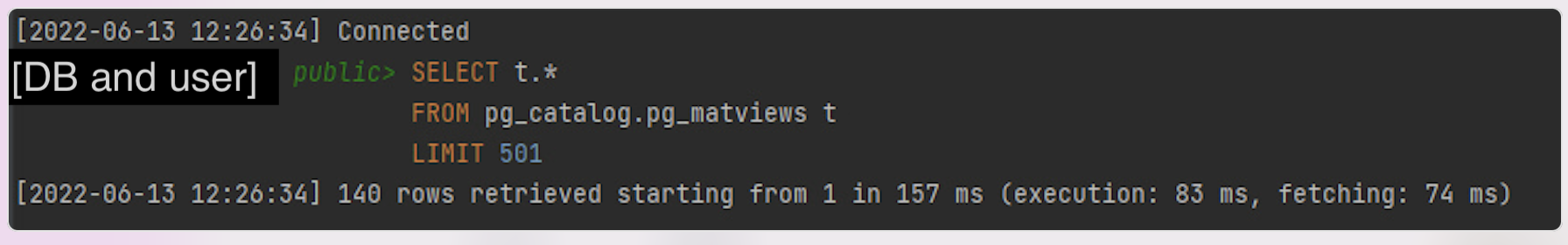 WhiteRabbit unable to read Materialized Views? · Issue #338 · OHDSI/WhiteRabbit · GitHub
