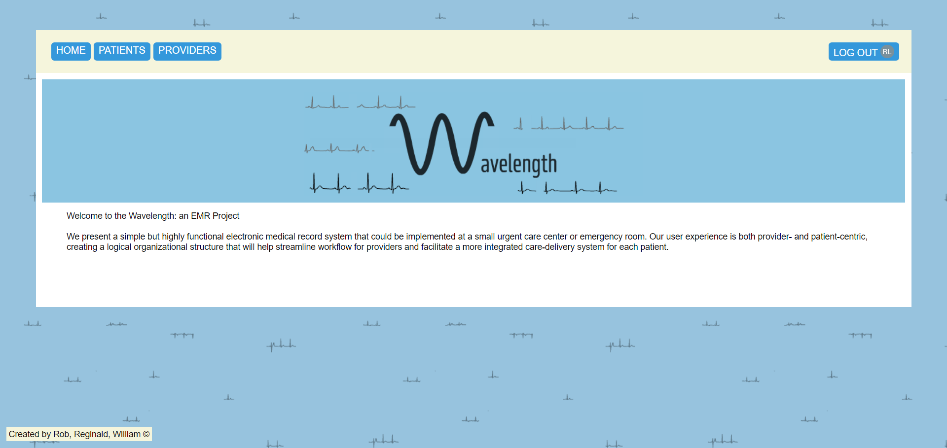 GitHub - william-hu-codes/electronic-medical-record: SEIR Project 2