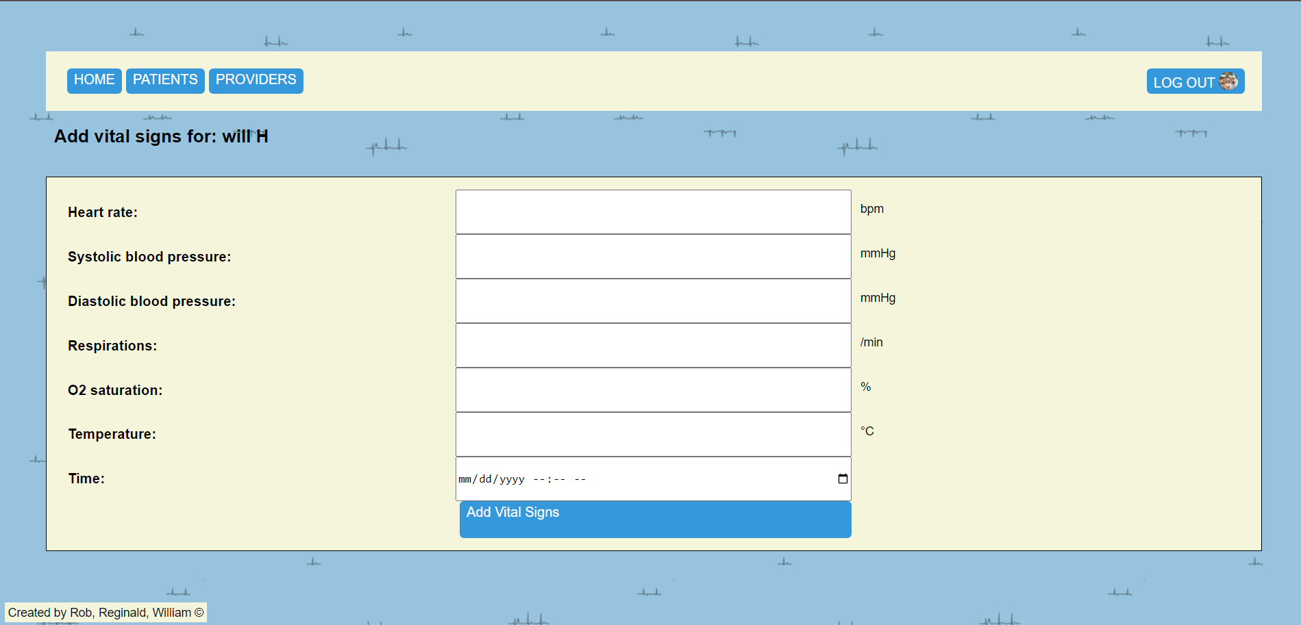 GitHub - william-hu-codes/electronic-medical-record: SEIR Project 2