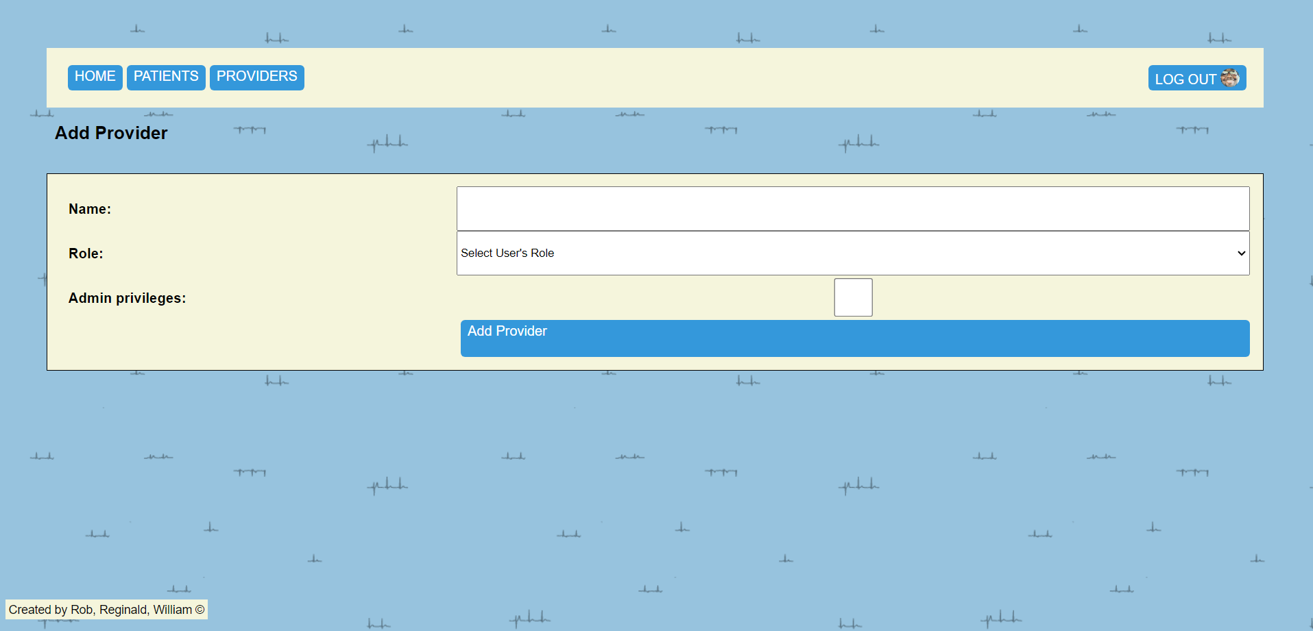 GitHub - william-hu-codes/electronic-medical-record: SEIR Project 2