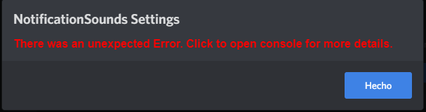 [BUG] - Notification Sounds · Issue #2054 · mwittrien/BetterDiscordAddons · GitHub