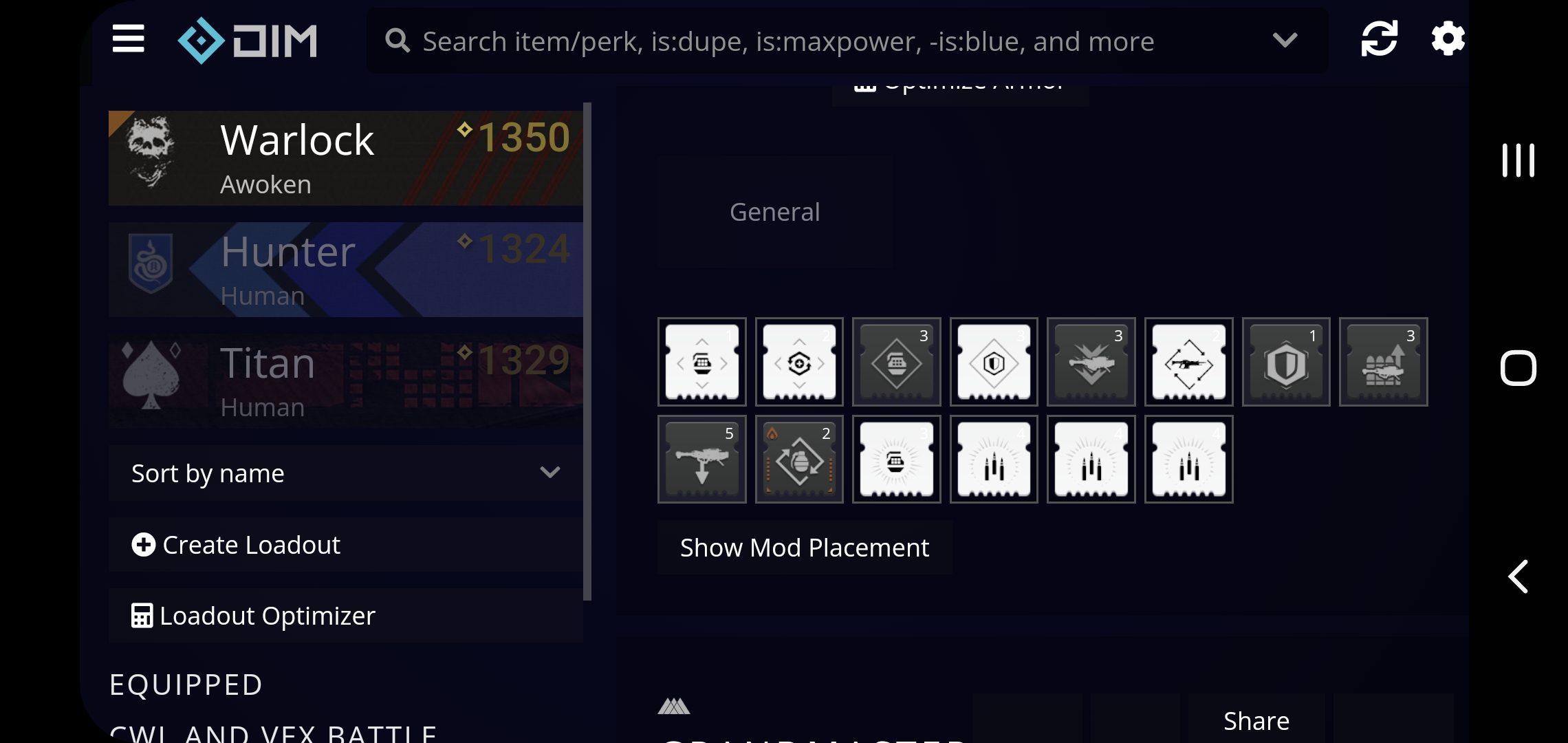 Mods not being removed/added from Loadouts? · Issue #7478 · DestinyItemManager/DIM · GitHub