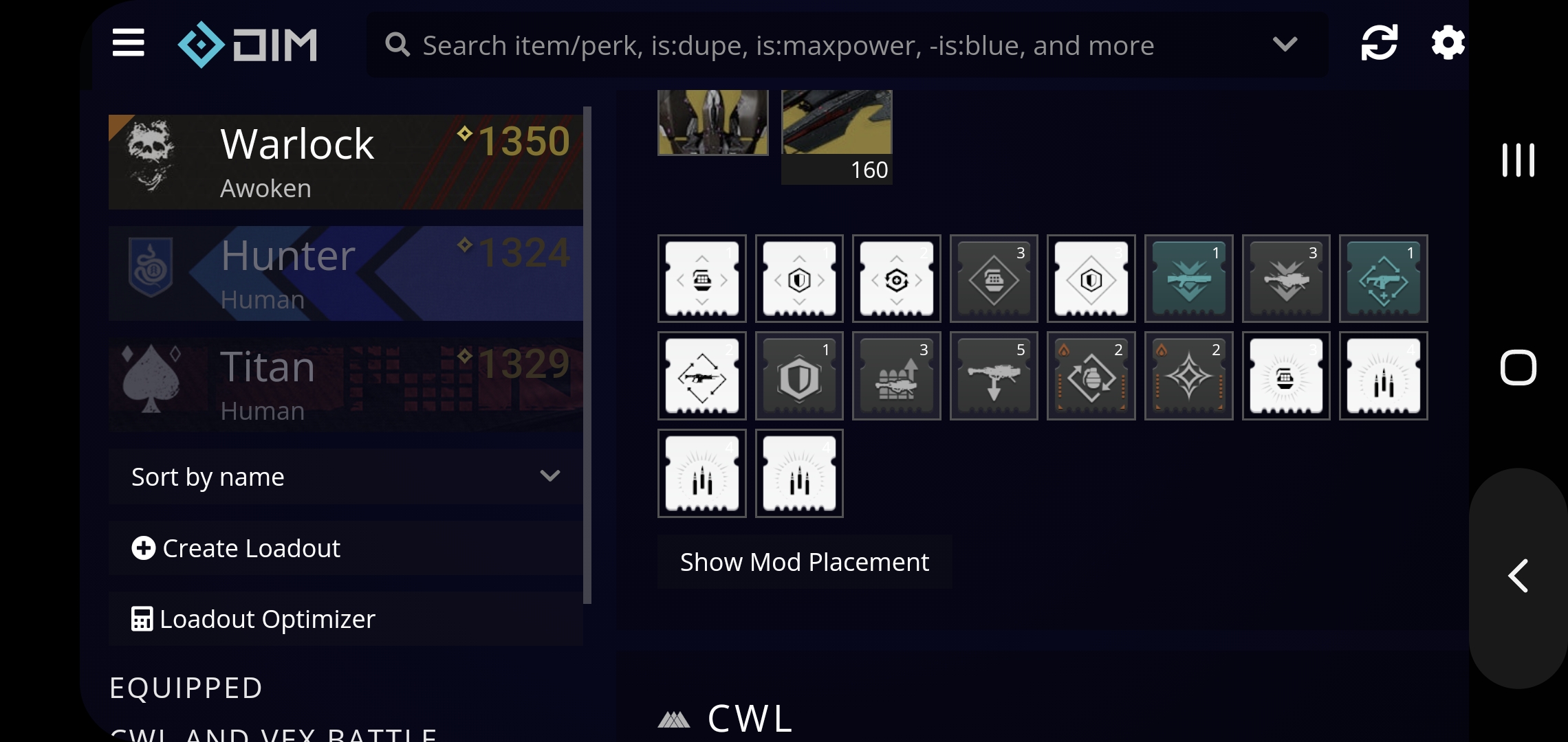 Mods not being removed/added from Loadouts? · Issue #7478 · DestinyItemManager/DIM · GitHub