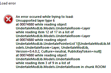 error during loading the data · Issue #749 · UnderminersTeam/UndertaleModTool · GitHub