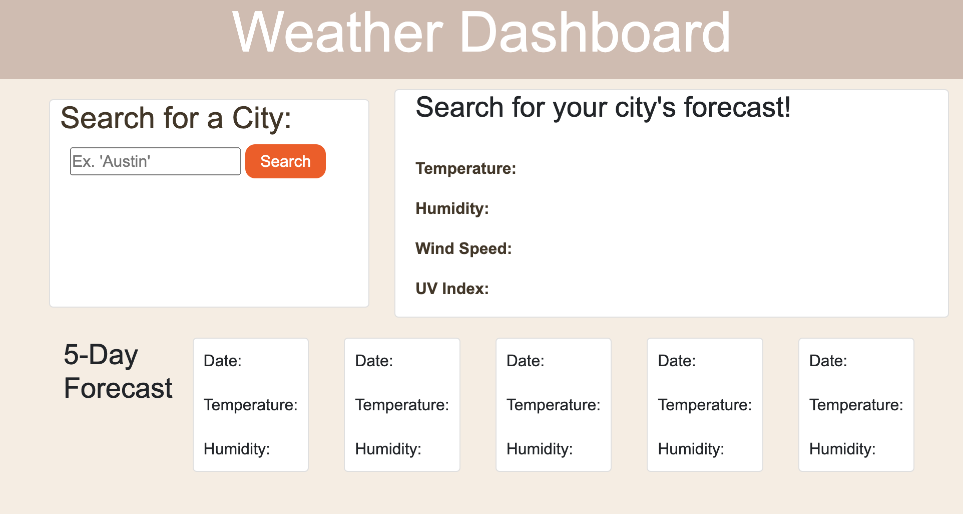 GitHub - laynewegenast/weather-dashboard