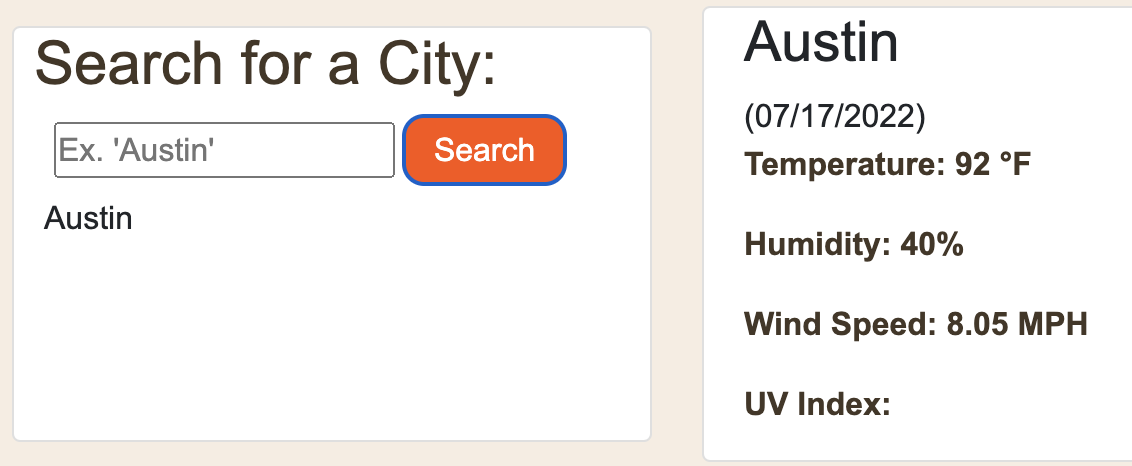 GitHub - laynewegenast/weather-dashboard