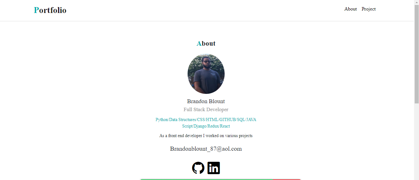 GitHub - Brandon-Blount/portfolio1