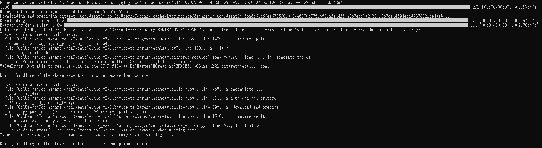 [Question]: 請問如何在run_c3.py 使用自己的dataset? · Issue #3372 · PaddlePaddle ...