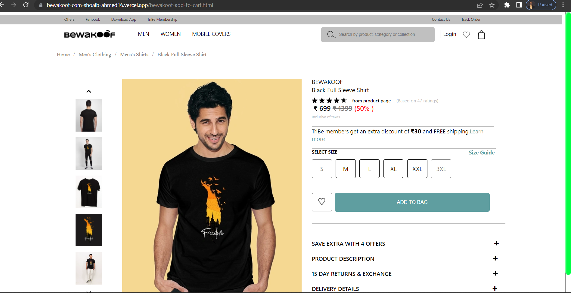 GitHub - shoaib-ahmed16/Bewakoof-Frontend: Bewakoof is a lifestyle fashion brand that makes ...