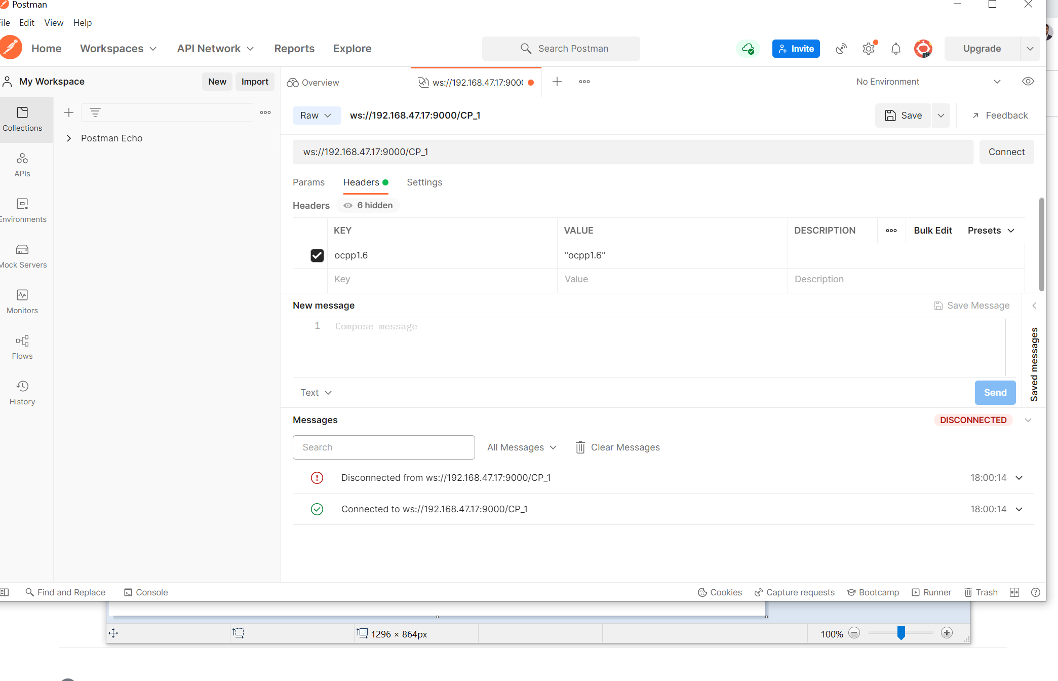 Websocket Subprotocol Supporting Error In Response · Issue 9997 · Postmanlabs Postman App