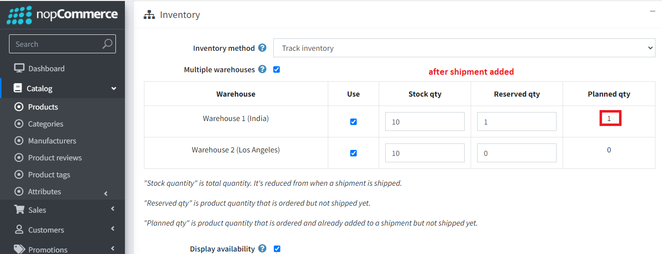 Inventory : Reserve qty should not increase in warehouse 2 when configure multiple warehouse but ...