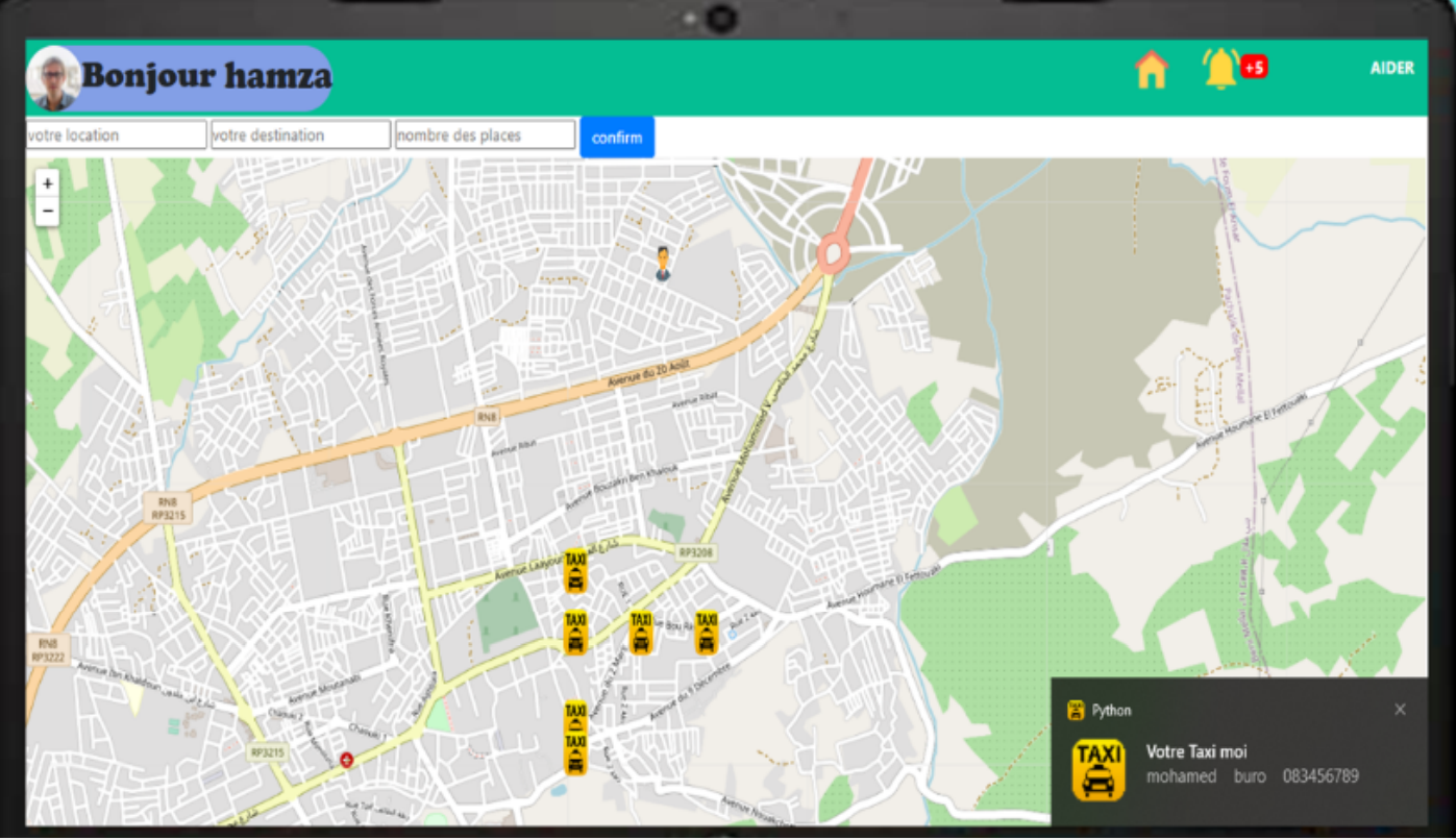 GitHub - bourigue/GeolocationofTaxis