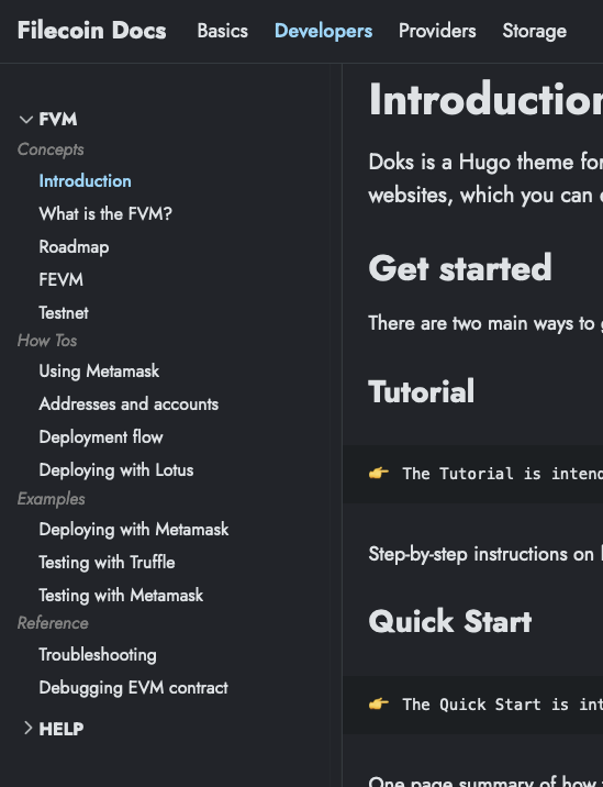 Allow for labels within sidebar menu. · Issue #1468 · filecoin-project/filecoin-docs · GitHub