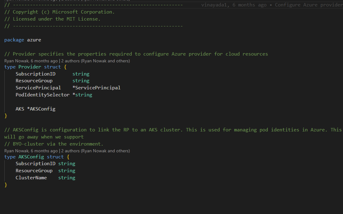TechDebt: Converge struct definitions for cloud providers to a single model to reduce ...