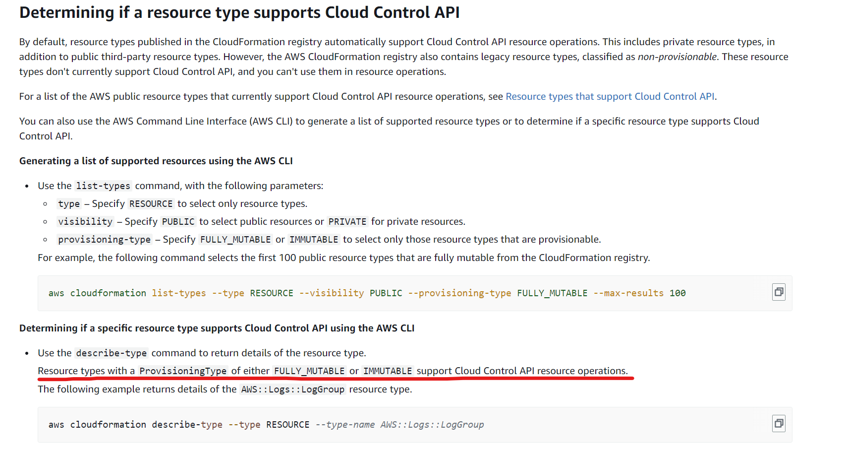 Add Bicep Ext. support for Cloud Control API resource with `ProvisioningType == IMMUTABLE ...
