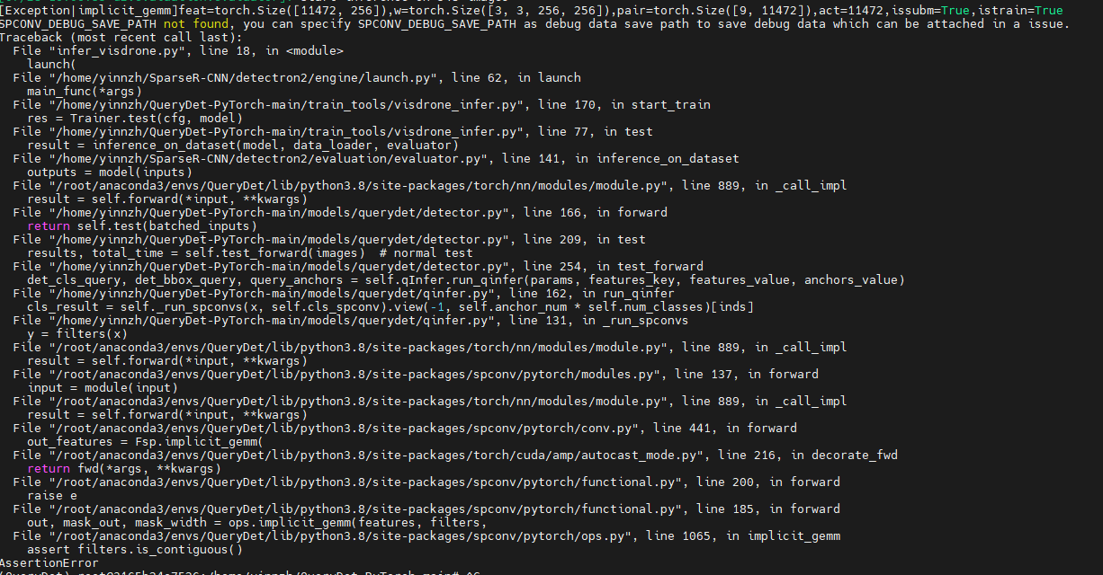 error about filters.is_contiguous() · Issue #501 · traveller59/spconv · GitHub