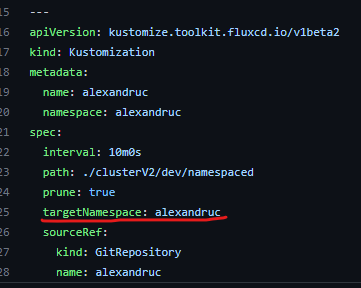 Specify namespace to where fluxv2 should create resources · fluxcd ...