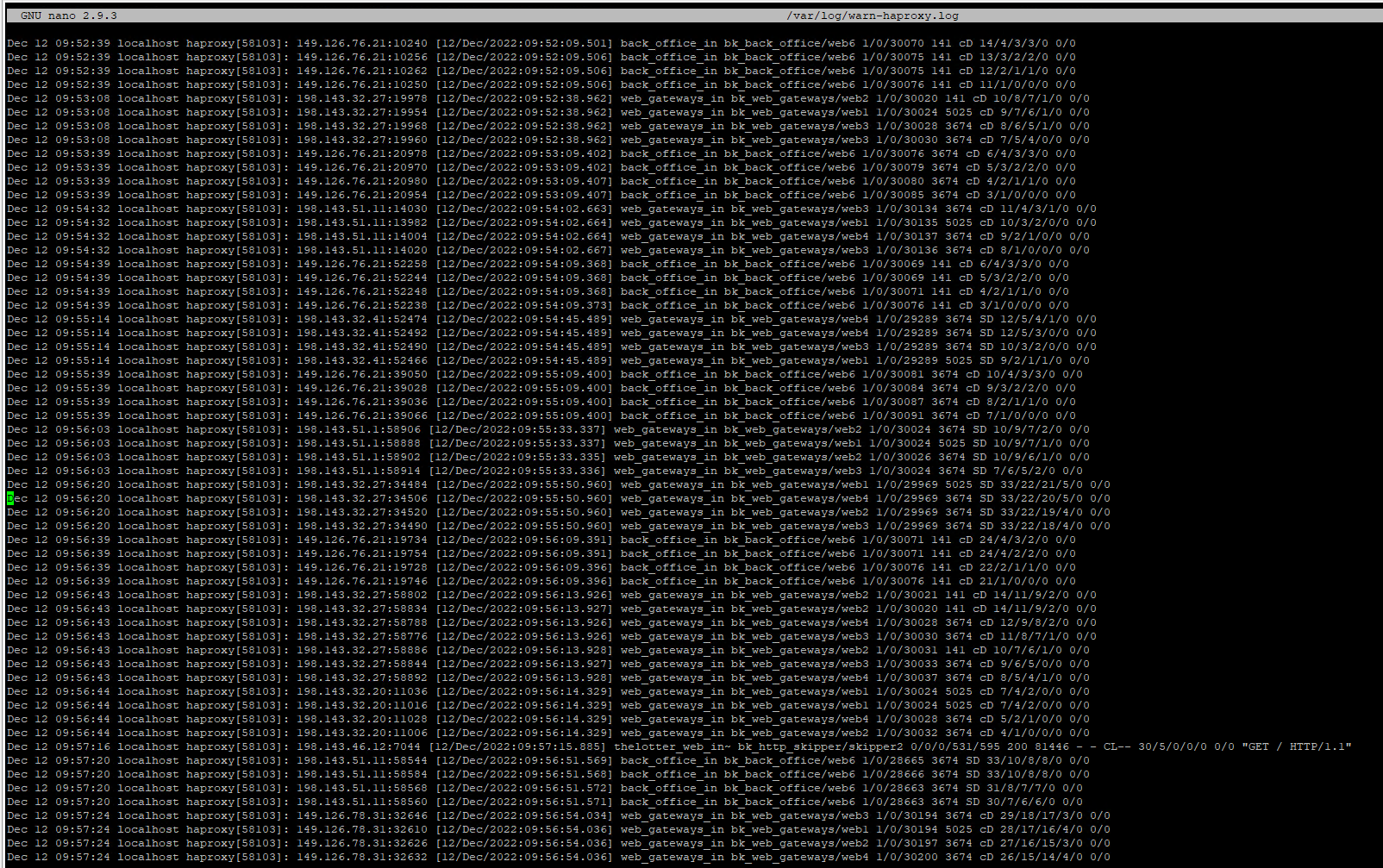 Haproxy logs | severity level is not working · Issue #1961 · haproxy/haproxy · GitHub