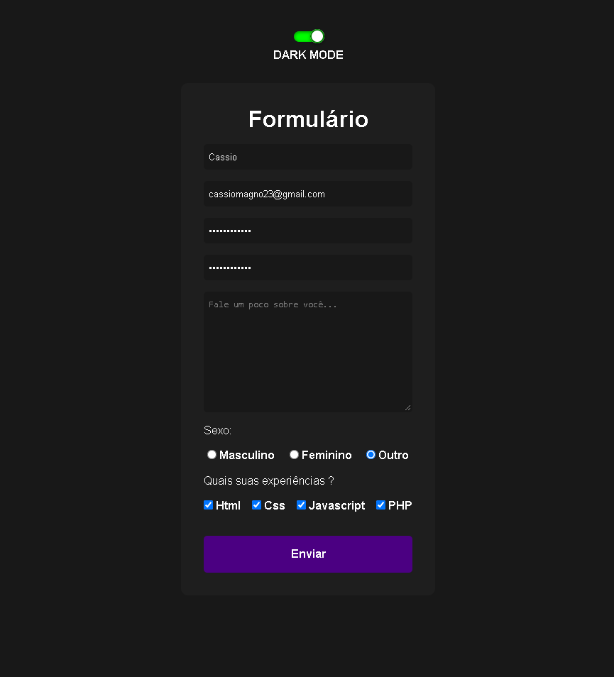 GitHub - cassiomagno23/form2themes: Formulário com light-mode e dark-mode