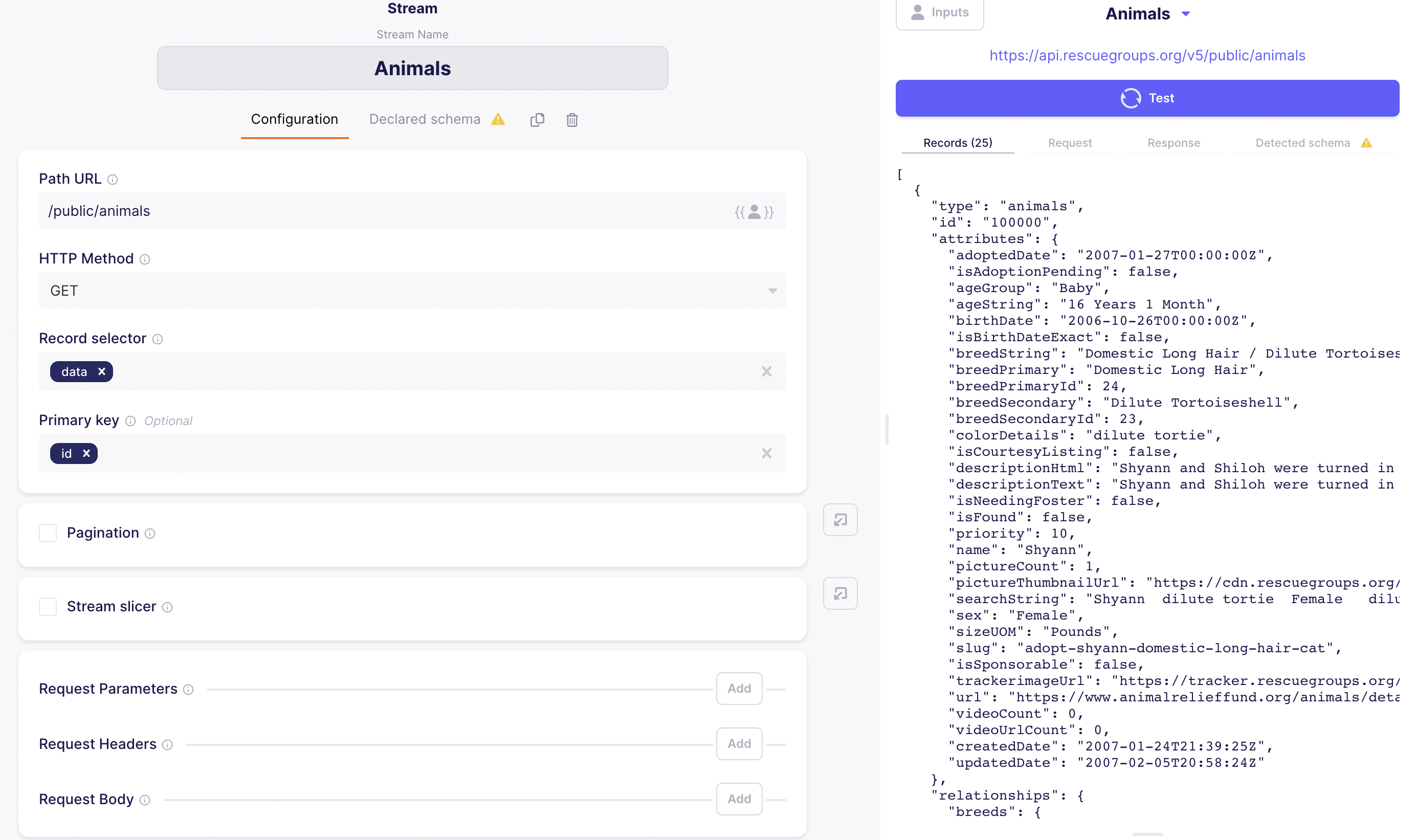 Low Code UI: Missing field_pointer in the YAML · Issue #22055 · airbytehq/airbyte · GitHub