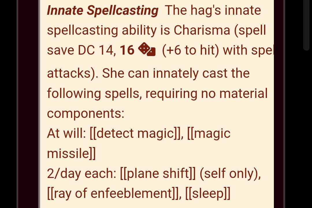 Links not rendering when extending · Issue #149 · javalent/fantasy-statblocks · GitHub
