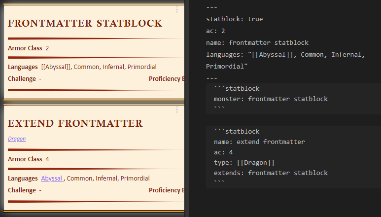 Links not rendering when extending · Issue #149 · javalent/fantasy-statblocks · GitHub
