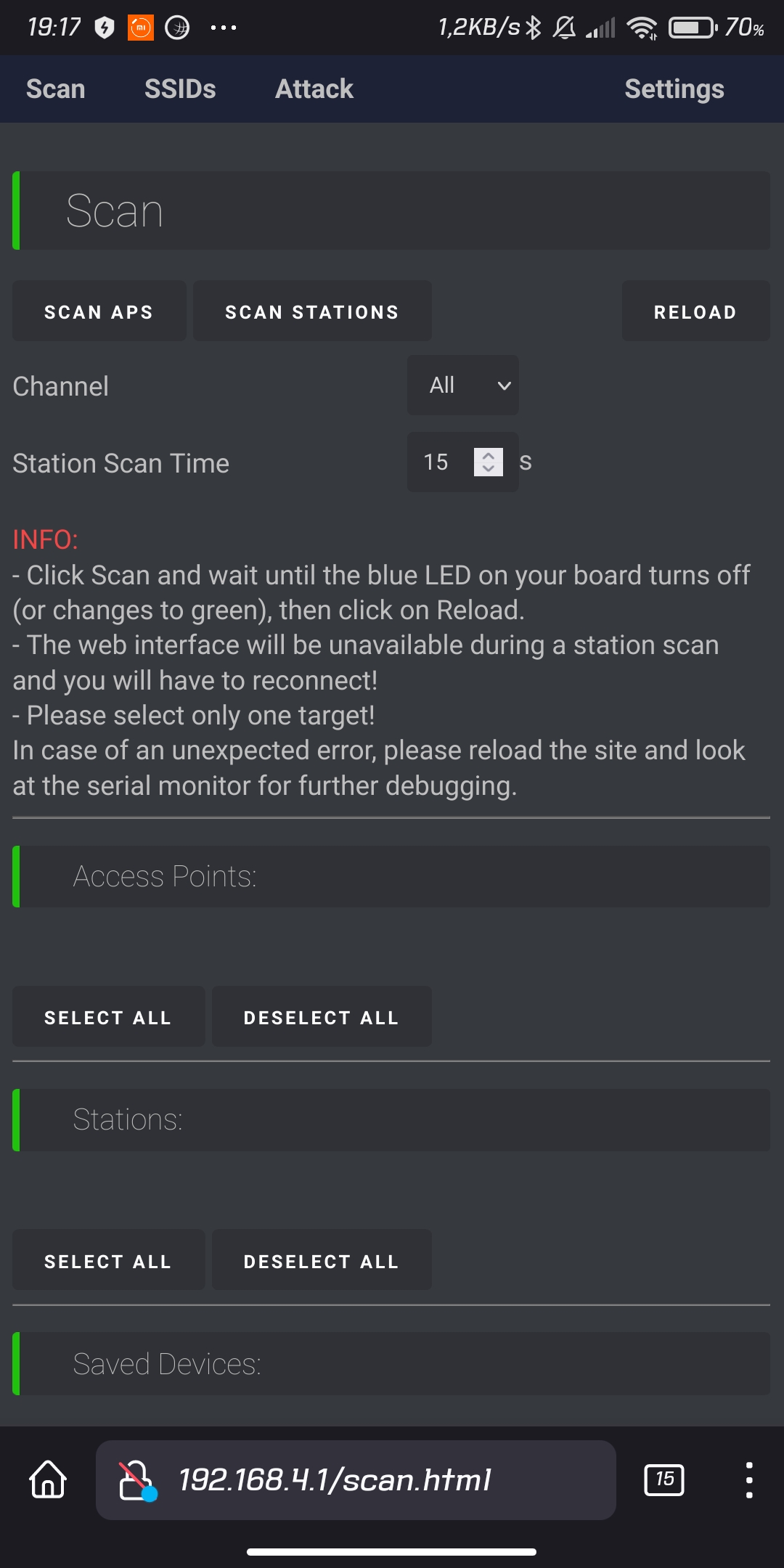Problems with web · Issue #1497 · SpacehuhnTech/esp8266_deauther · GitHub