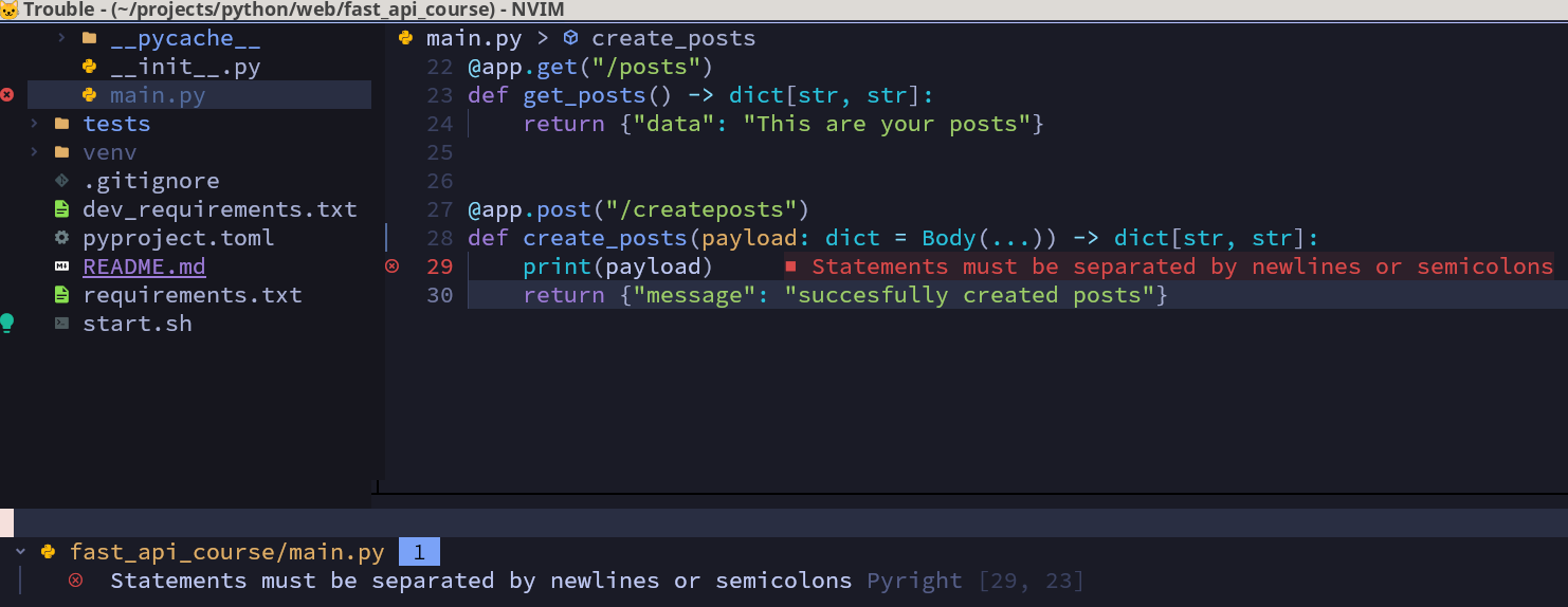 [Parser] Statements must be separated by newlines or semicolons · Issue #1922 · microsoft ...