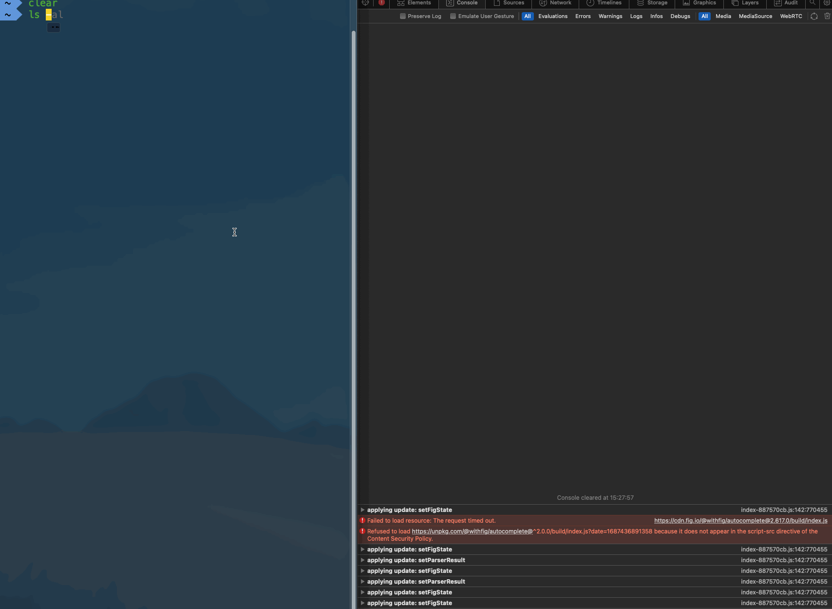 Auto Complete Doesnt Appear In The Script Src Directive Of The Content