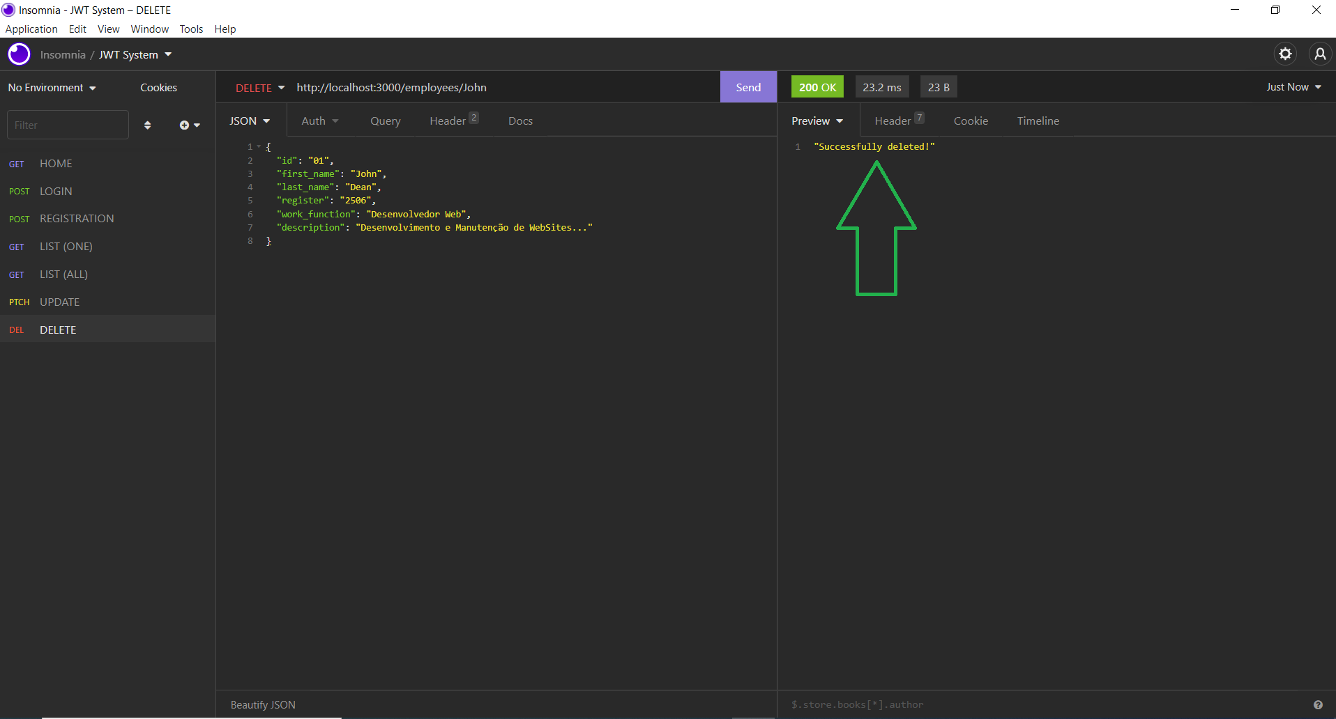 GitHub - Nilso97/Employee-Registration-Project: API Rest desenvolvida em Node.js - Cadastro de ...