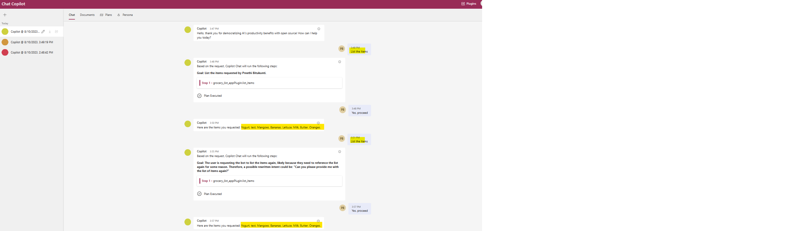 Custom Plugin in Chat-Copilot Fetching Outdated Data Instead of Up-to-Date Results · Issue #151 ...