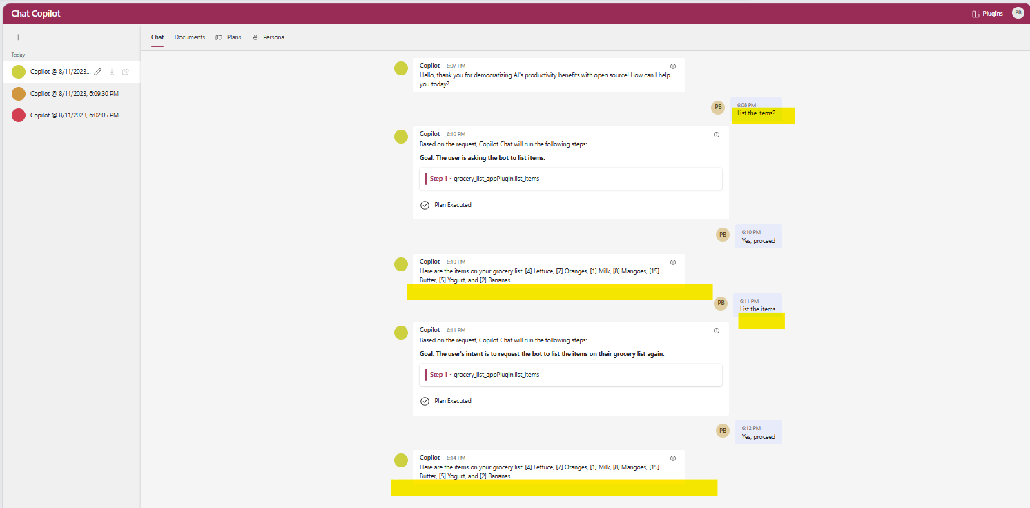 Custom Plugin In Chat Copilot Fetching Outdated Data Instead Of Up To Date Results · Issue 151