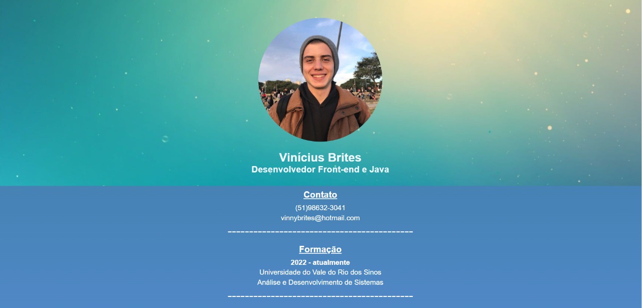 GitHub - vinnybrites/curriculo: Currículo simples com HTML e CSS