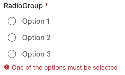 [Bug]: Cannot customize error message for the 'required' RadioGroup in React app · Issue #29765 ...