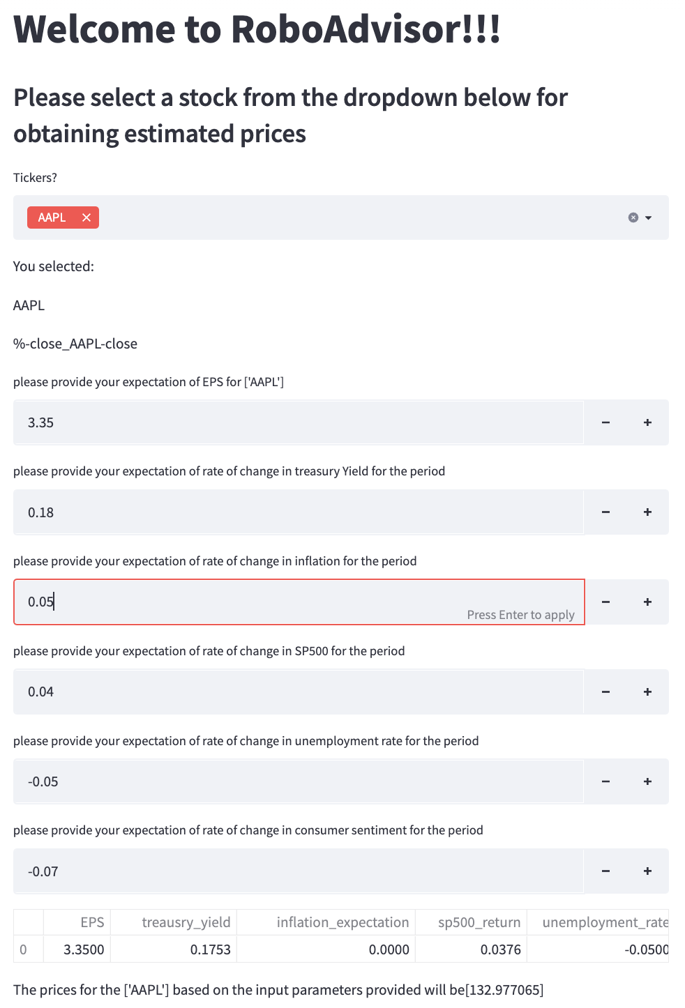 GitHub - evianap/Roboadvisor