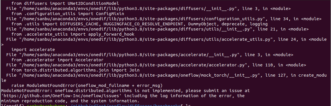 pip install accelerate 安装后跑benchmark报错 · Issue #179 · siliconflow/onediff · GitHub