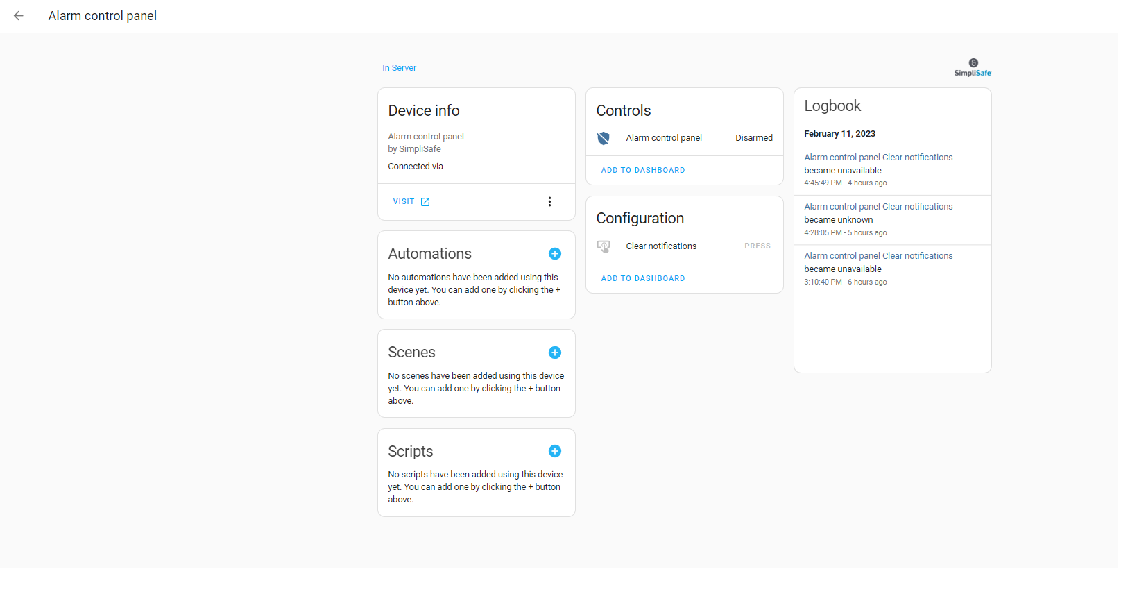 Simplisafe stops working properly · Issue #87907 · home-assistant/core · GitHub