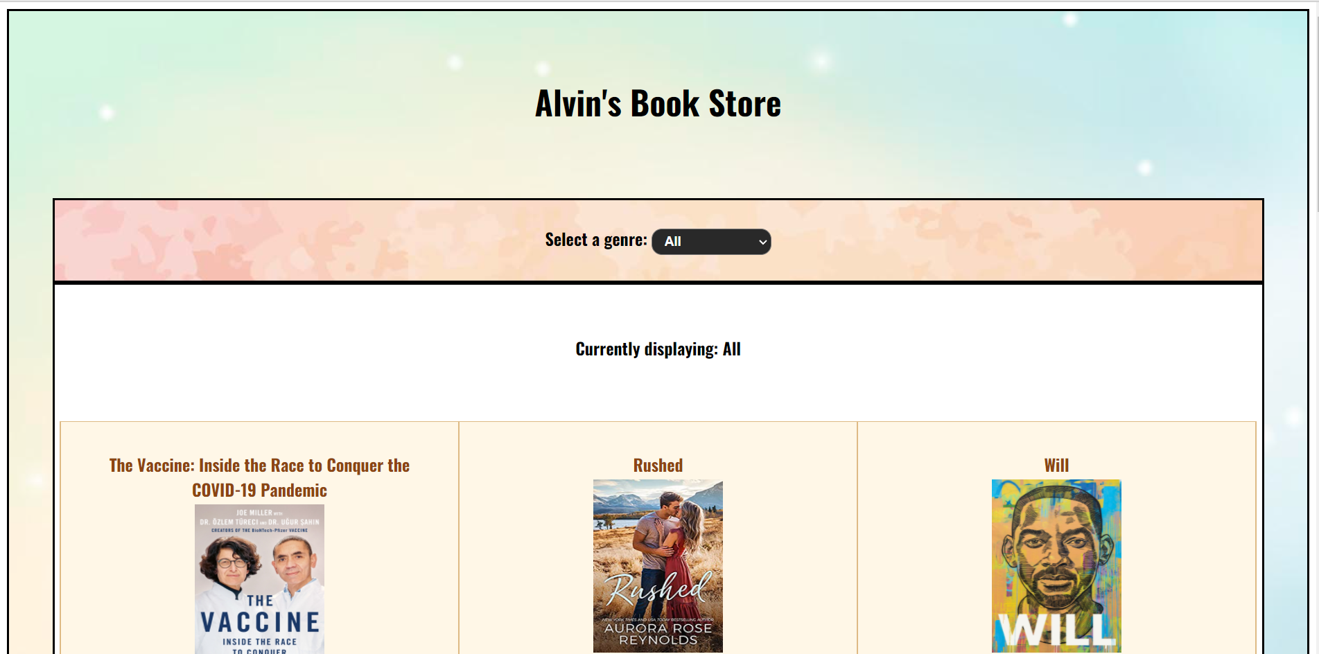 Github Vinsccaspnetbookstore This Is A Aspnet Website Project For Assignment 2 For The 2615