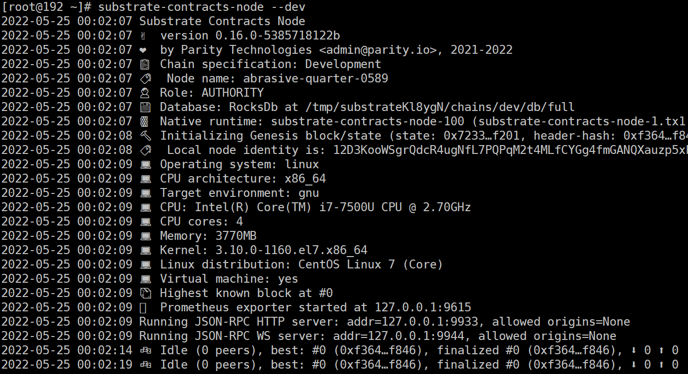 Can Not Connect To Ws1270019944 On Latest Substrate Contracts Node · Issue 97