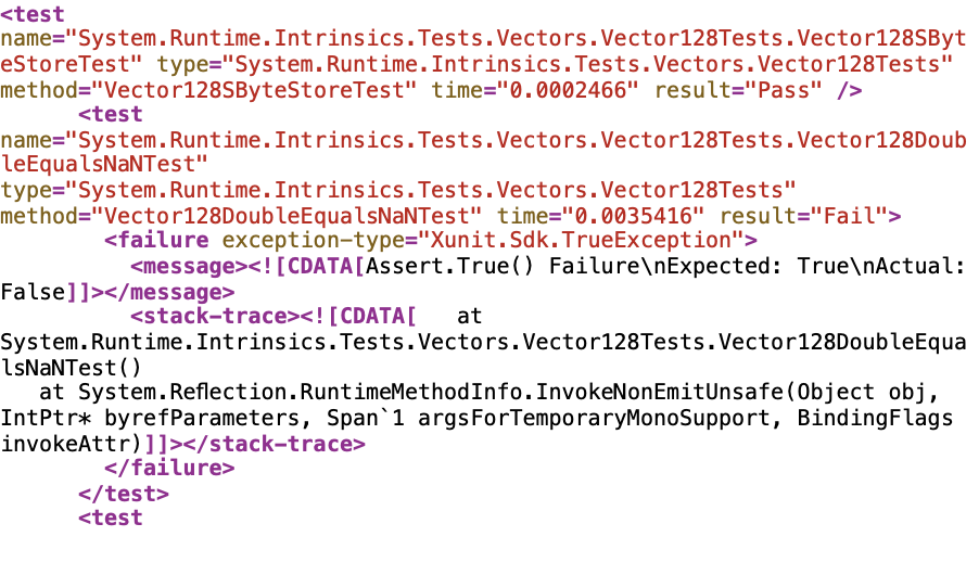 Vector test failures on tvos on the rolling build #1774196 · Issue ...