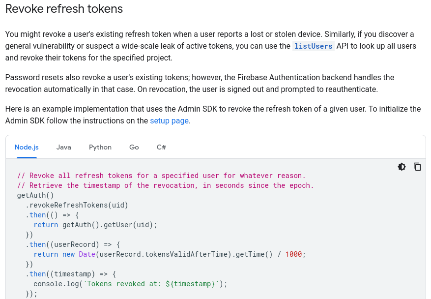Revoke Refresh Token · Issue #543 · supabase/auth · GitHub