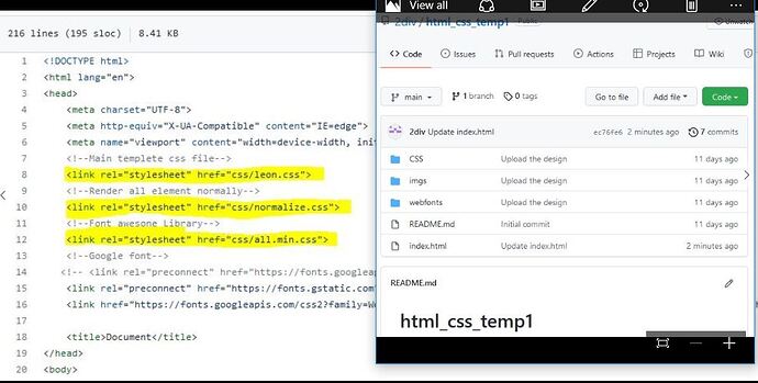 My index.html file is not linking to my css file · community ...