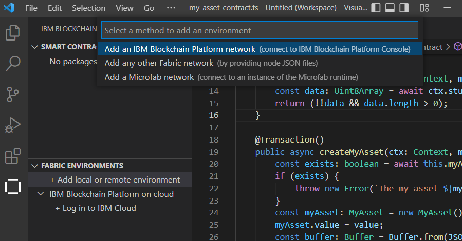 1 Org Local Fabric is missing from the fabric environments panel · Issue #2091 · IBM-Blockchain ...