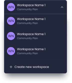 🐛 Bug Report: Workspace dropdown - Visual issues · Issue #3433 · amplication/amplication · GitHub