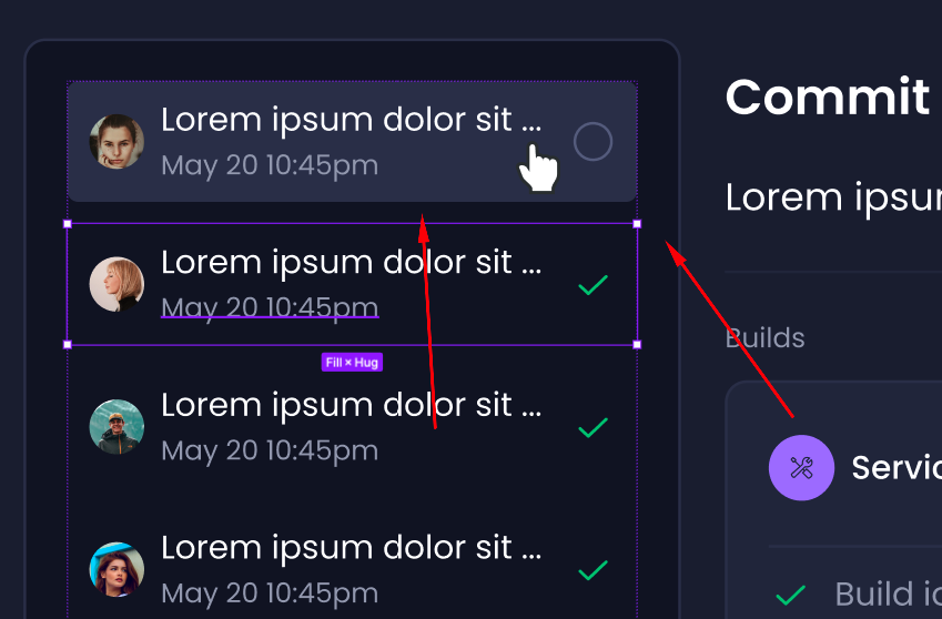 馃悰 Bug Report Commit Page Wrong Padding Between Selection 路 Issue 9215