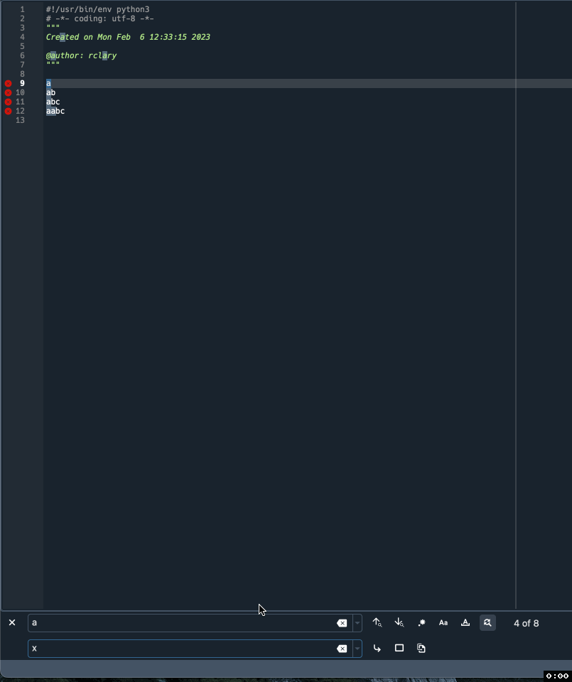 "Replace all occurances" in Editor does not respect "Only search for whole words" · Issue #20491 ...
