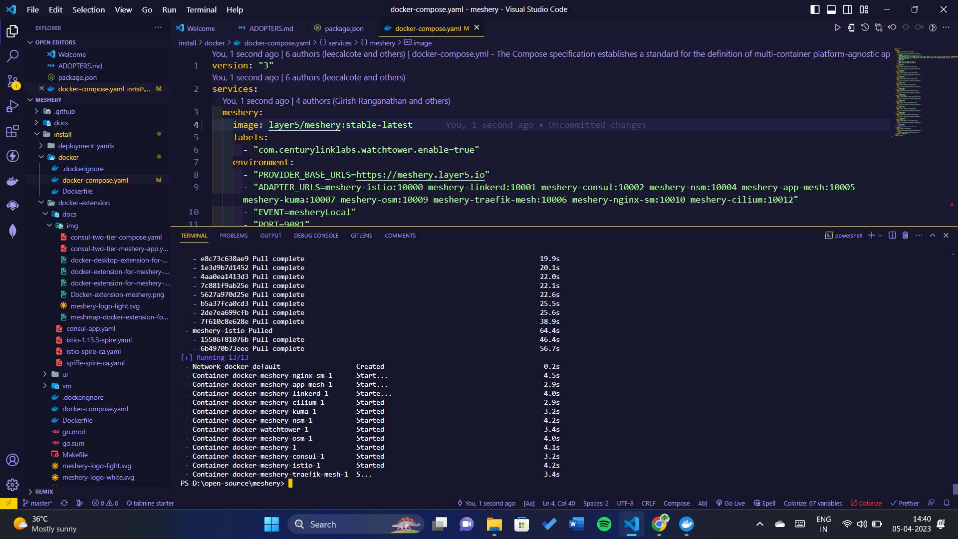 Error from the daemon saying it is unable to find manifest for layer5/meshery · Issue #7480 ...