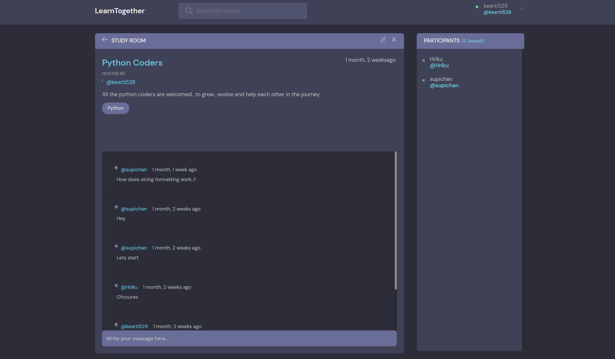 GitHub - keertihegde002/learnTogether: learnTogether is a django based project which can be used ...