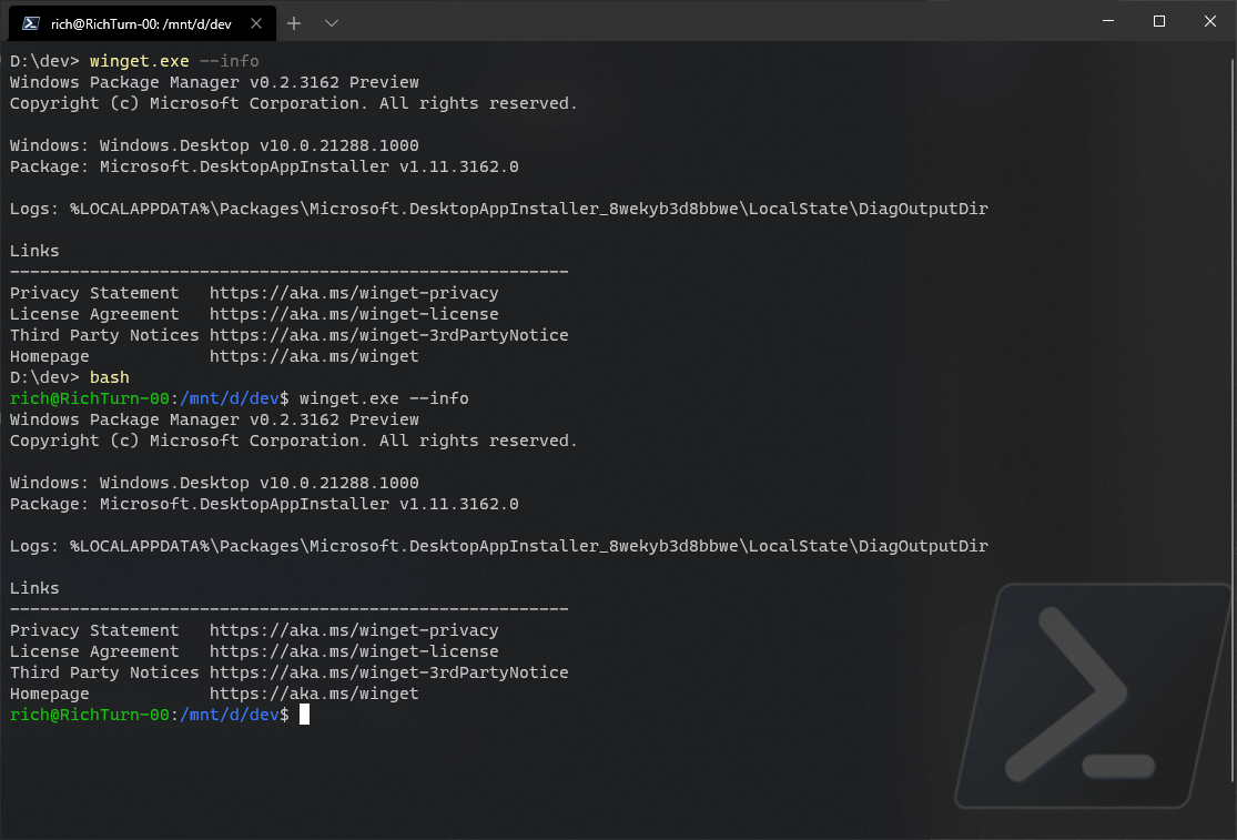 Can't run winget from WSL · Issue #688 · microsoft/winget-cli · GitHub
