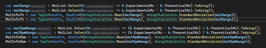 Updated Nuget packages that were updated in MzLib by nbollis · Pull Request #2199 · smith-chem ...